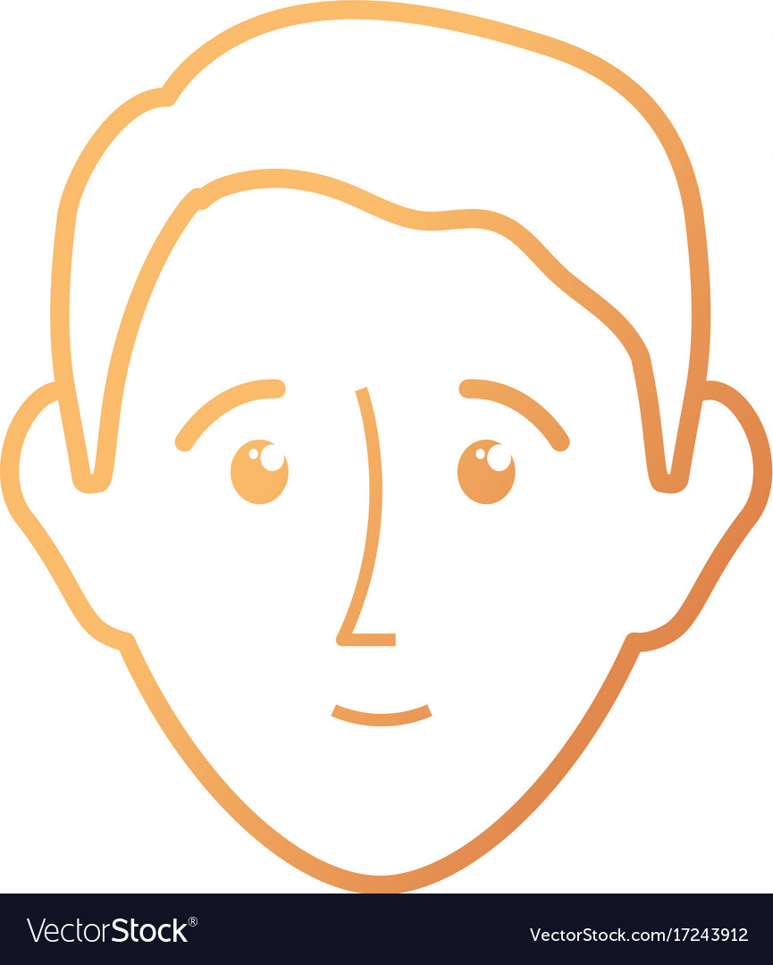 Face man Royalty Free Vector Image - VectorStock