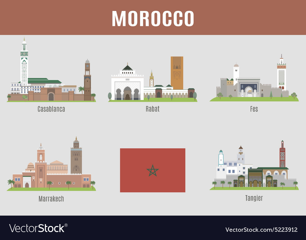 Morocco Royalty Free Vector Image - VectorStock