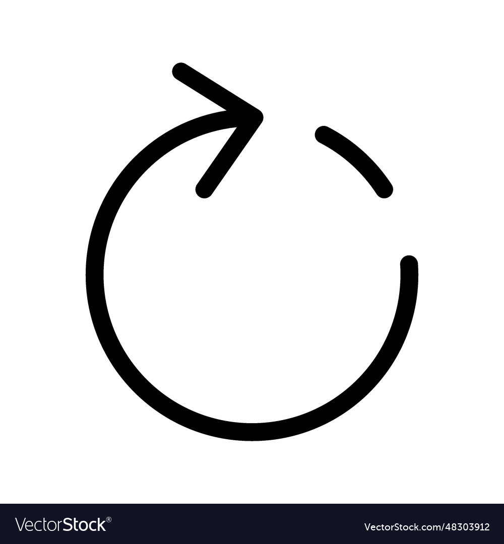Refresh icon Royalty Free Vector Image - VectorStock