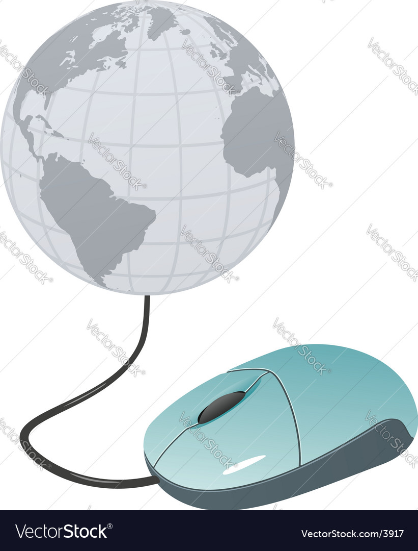 Computer world Royalty Free Vector Image - VectorStock