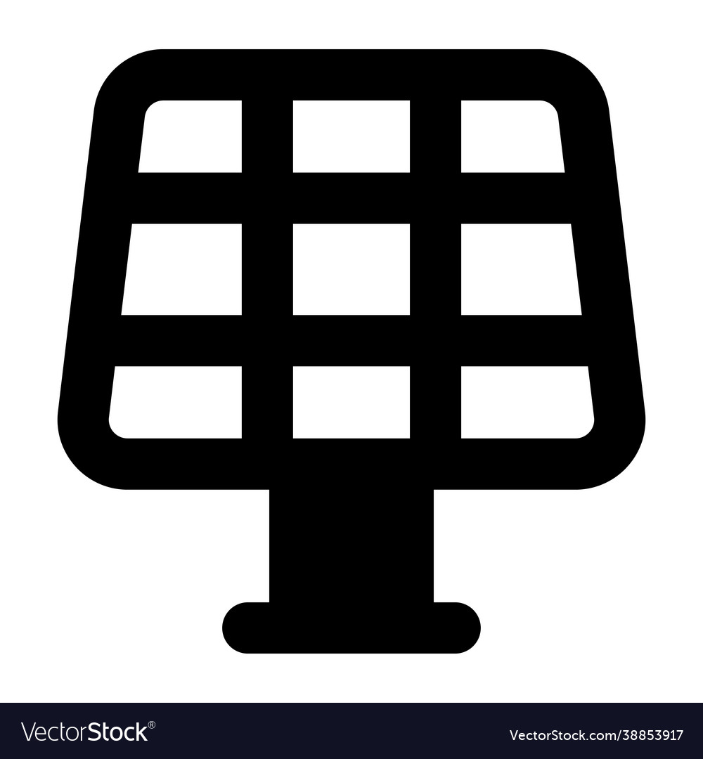 Solar panel Royalty Free Vector Image - VectorStock