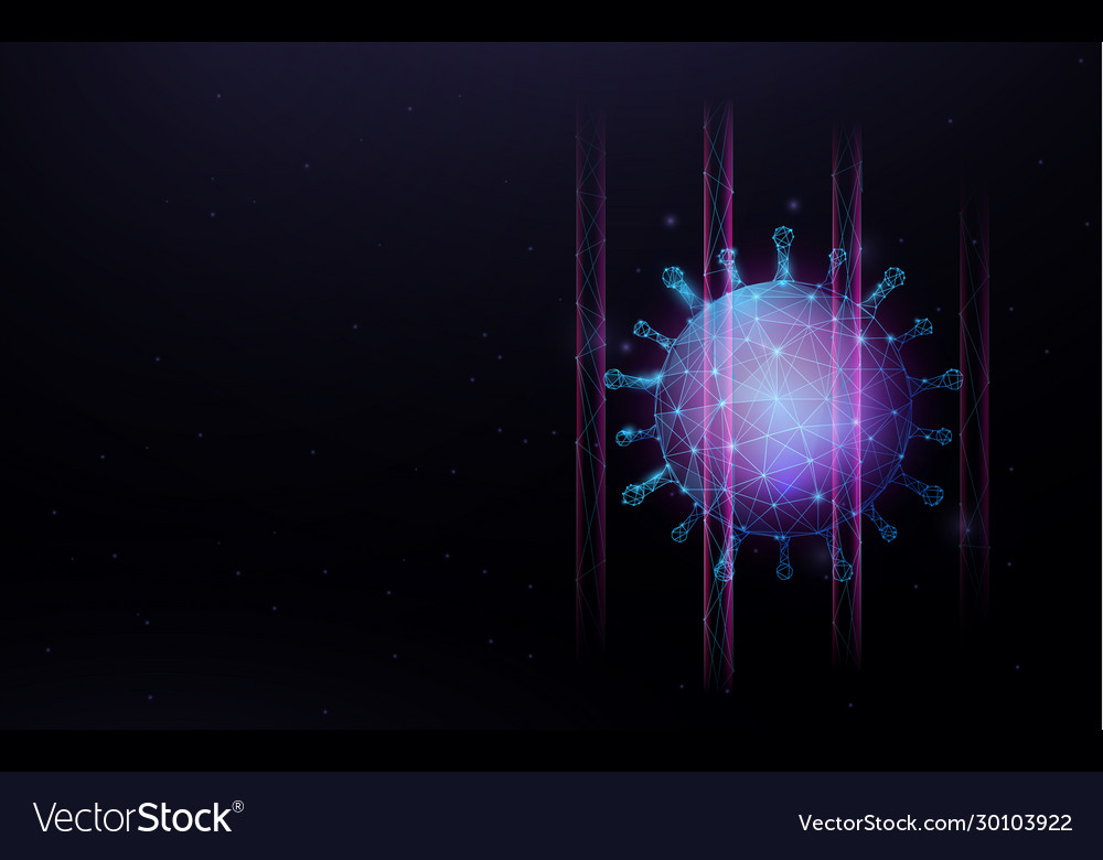 3d coronavirus 2019-ncov novel coronavirus Vector Image