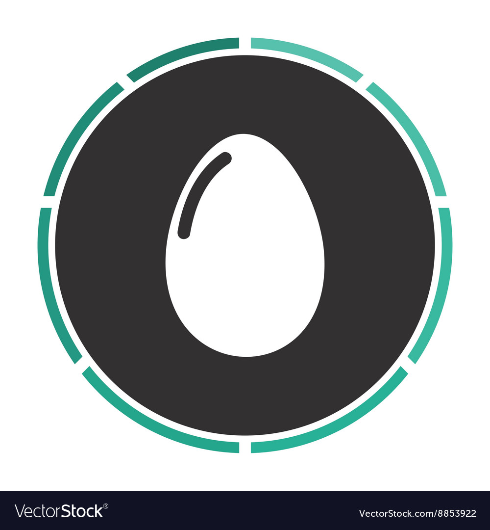 Egg computer symbol Royalty Free Vector Image - VectorStock