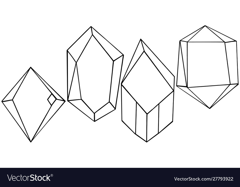 Geometric form isolated Royalty Free Vector Image
