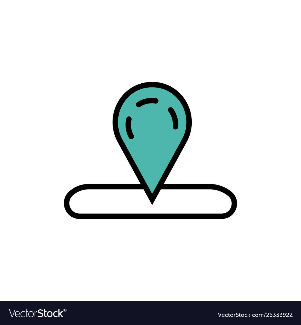 Map location icon Royalty Free Vector Image - VectorStock