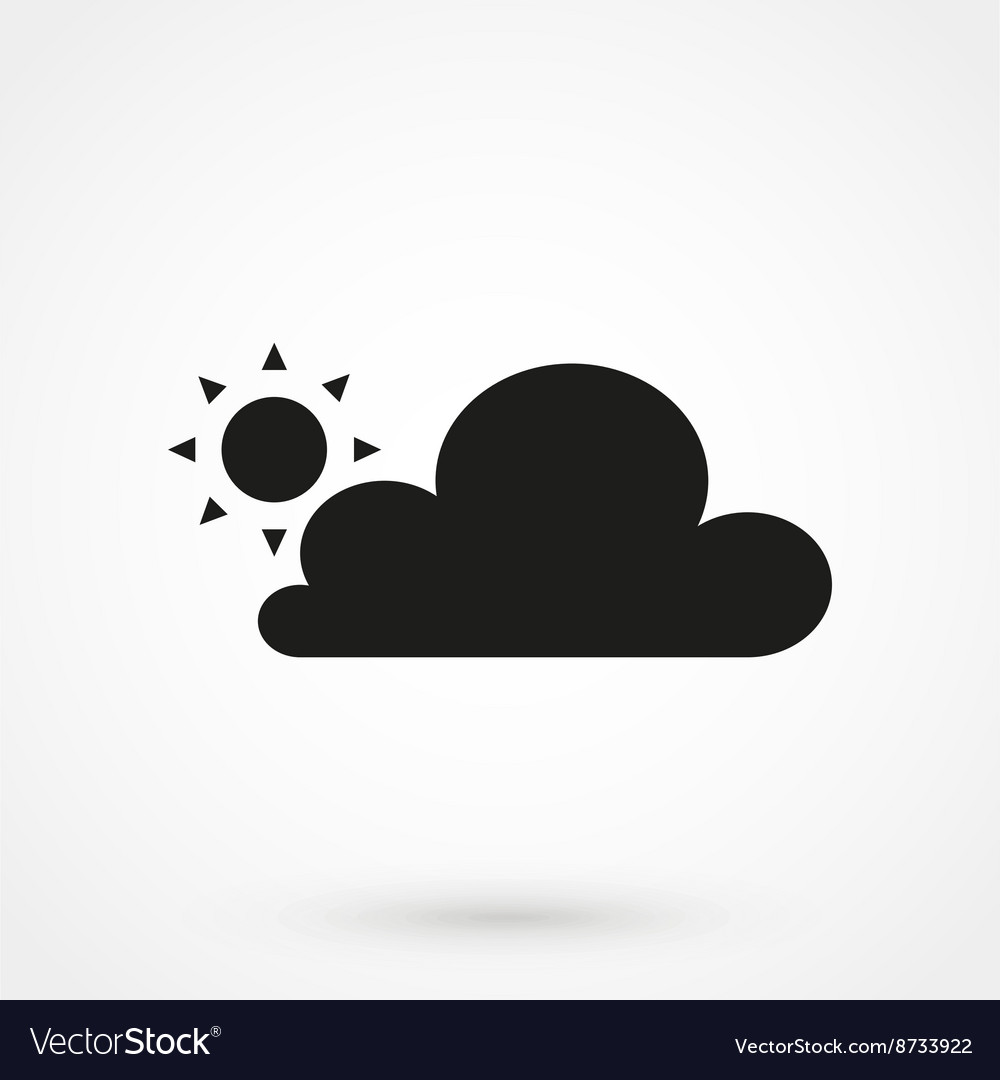 Mostly Cloudy Symbol Partly Cloudy Icon Photos, Images & Pictures