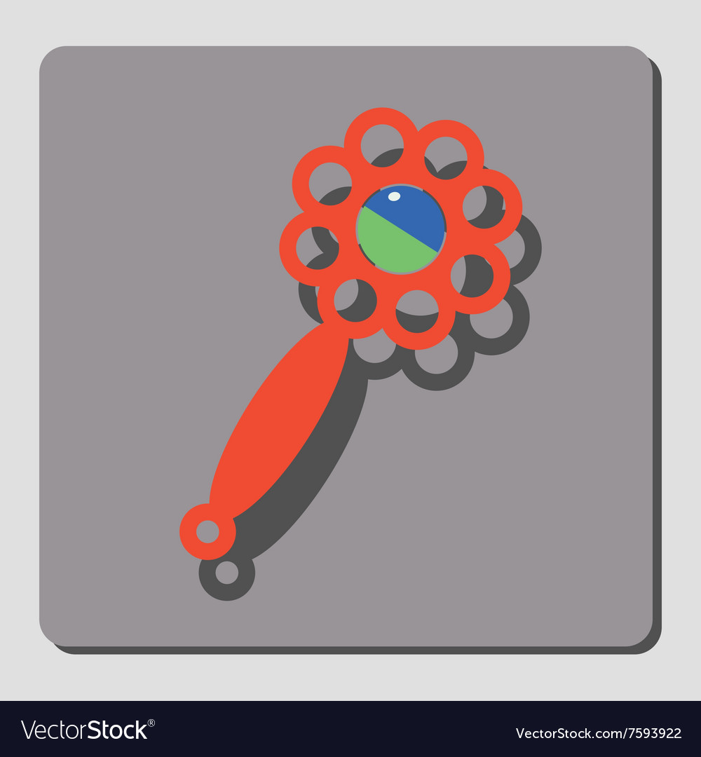Rattles-2 Royalty Free Vector Image - VectorStock