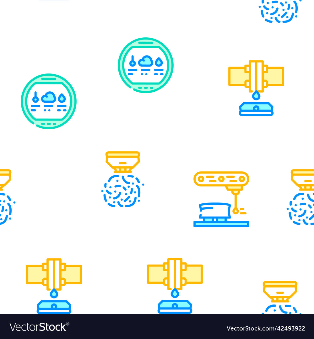 Sensor Electronic Tool Seamless Pattern Royalty Free Vector