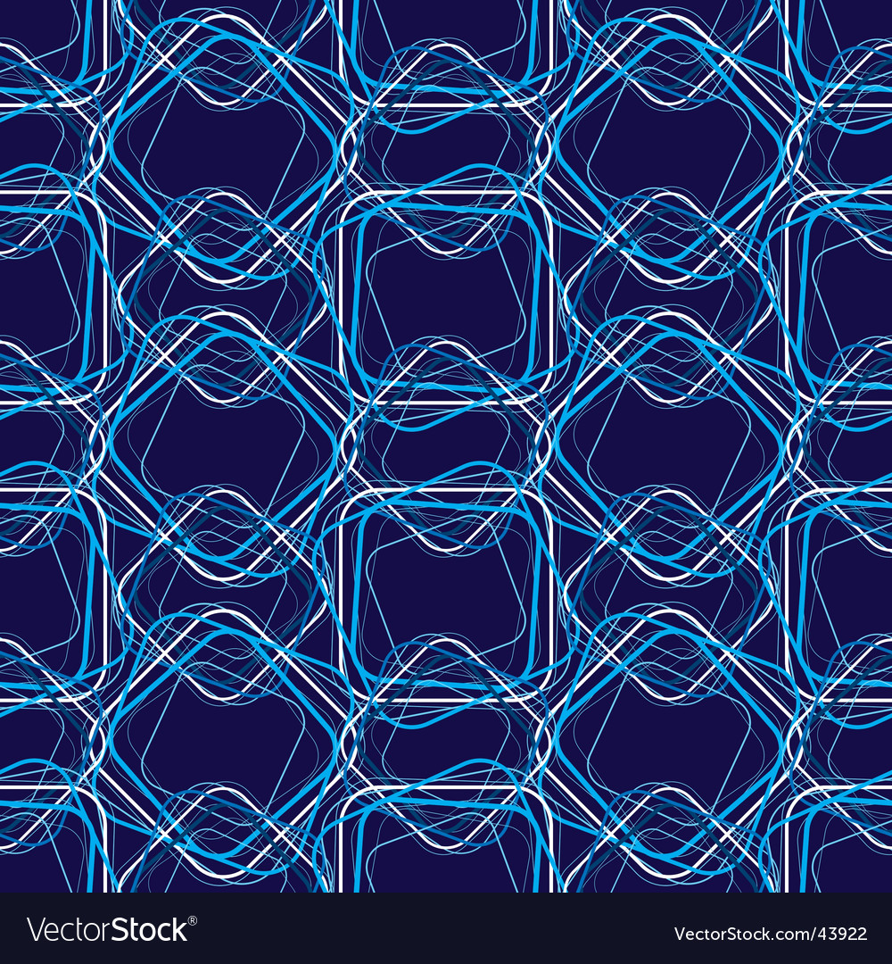 Swirl square repeat Royalty Free Vector Image - VectorStock