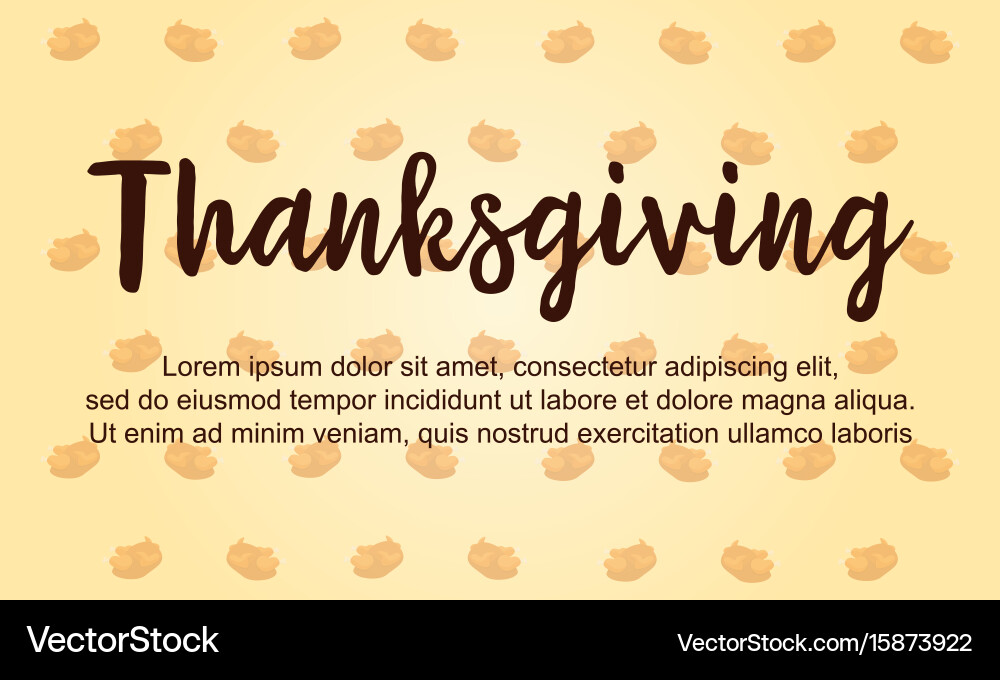 Thanksgiving theme greeting card collection Vector Image