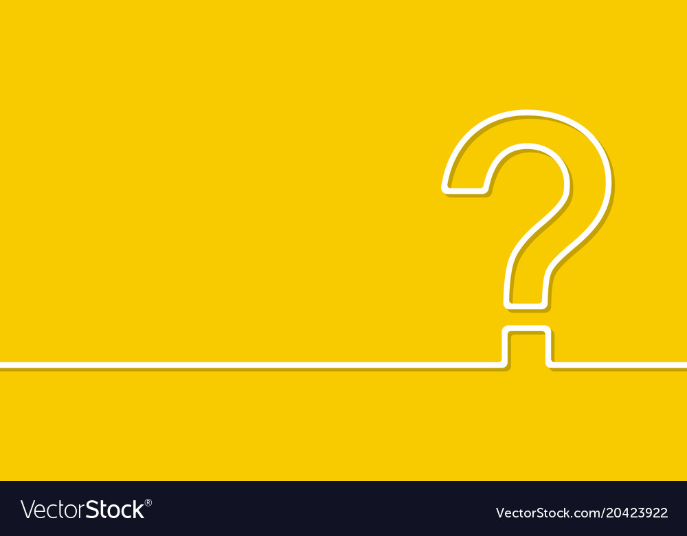 The question mark Royalty Free Vector Image - VectorStock