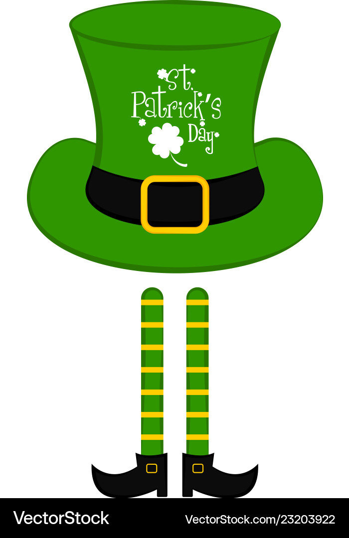 Traditional irish hat Royalty Free Vector Image
