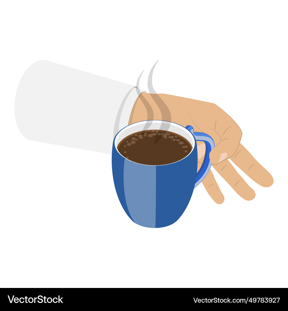 3d isometric flat set of hands holding Royalty Free Vector