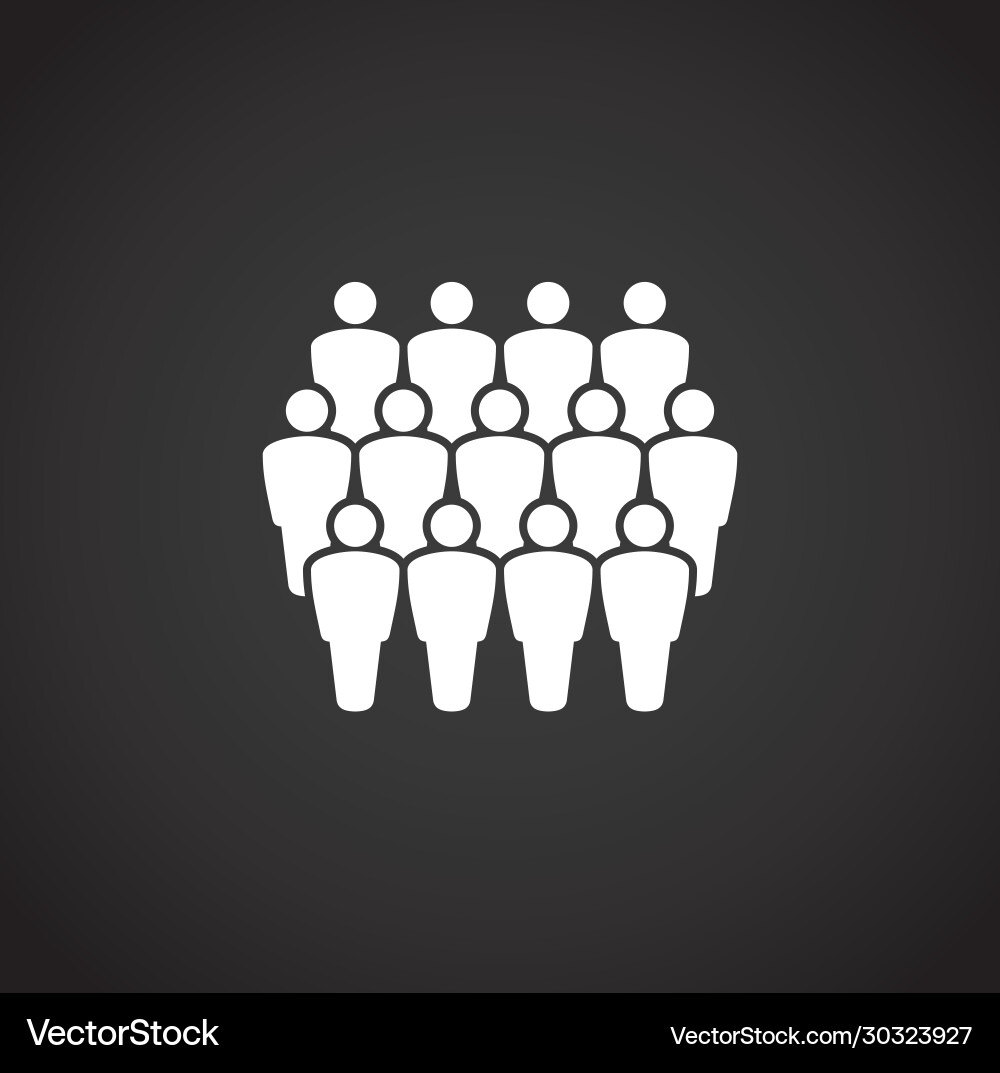Business people related icon on background Vector Image