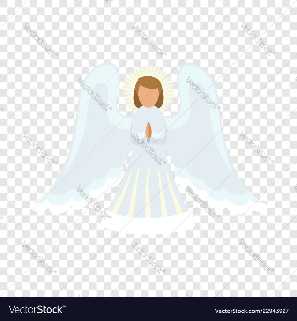 Christmas angel icon flat style Royalty Free Vector Image Christmas angel icon flat style Royalty Free Vector Image