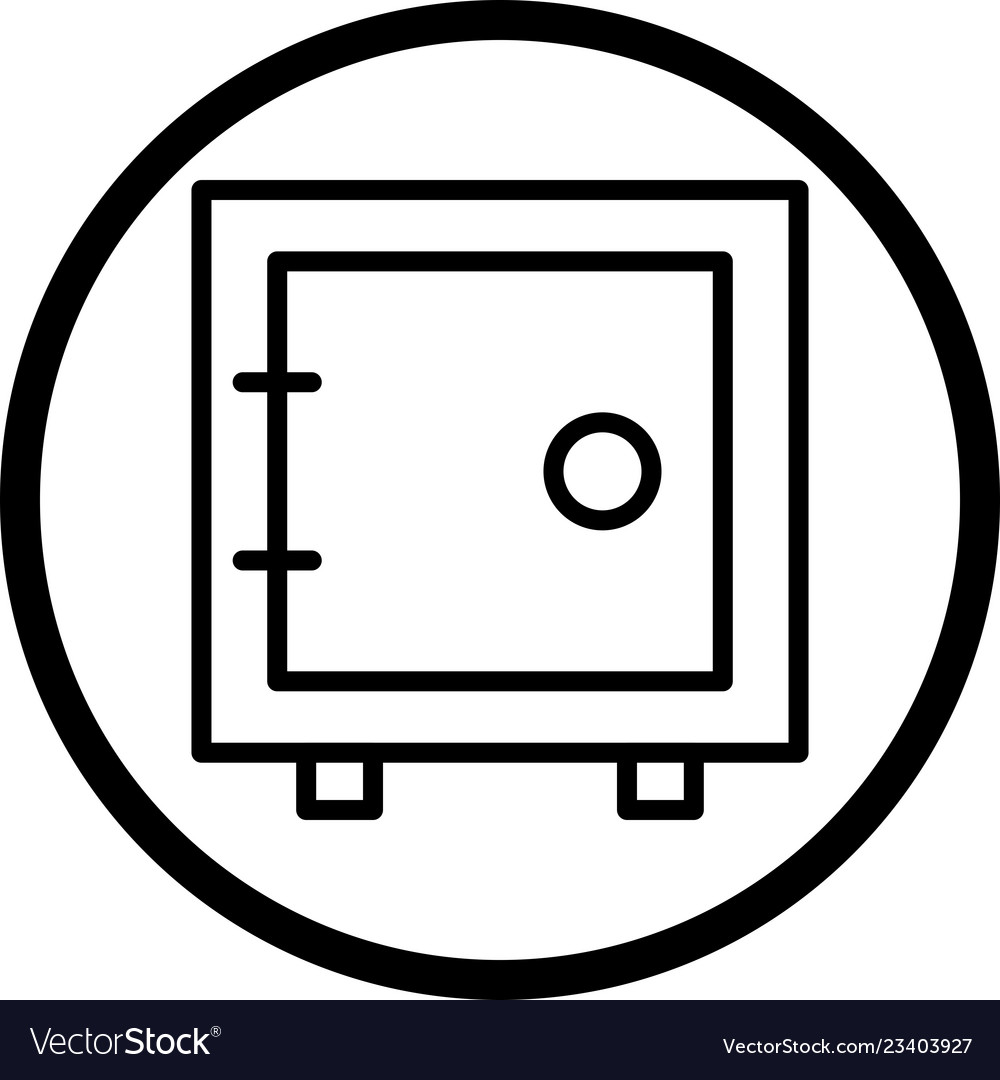 Vault icon Royalty Free Vector Image - VectorStock