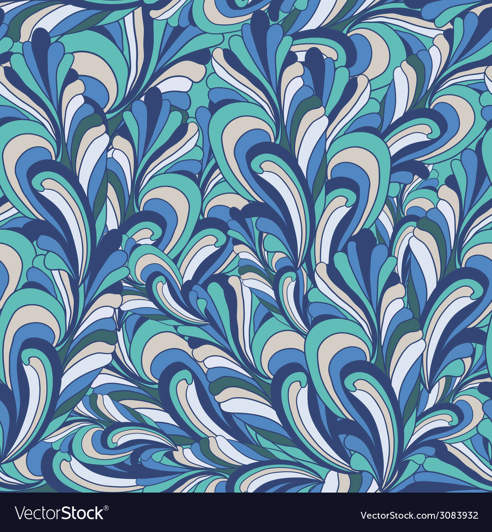 Abstract floral pattern Royalty Free Vector Image