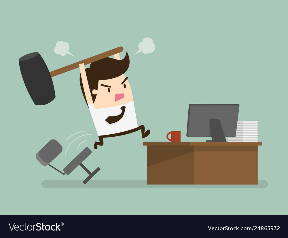 Furious Royalty Free Vector Image - VectorStock