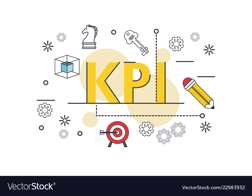 Key performance indicator Royalty Free Vector Image