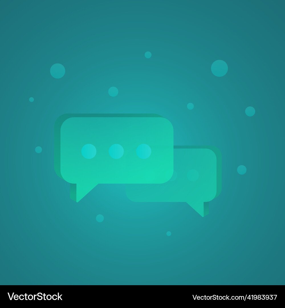 Bubble speech notification and announcement alert Vector Image