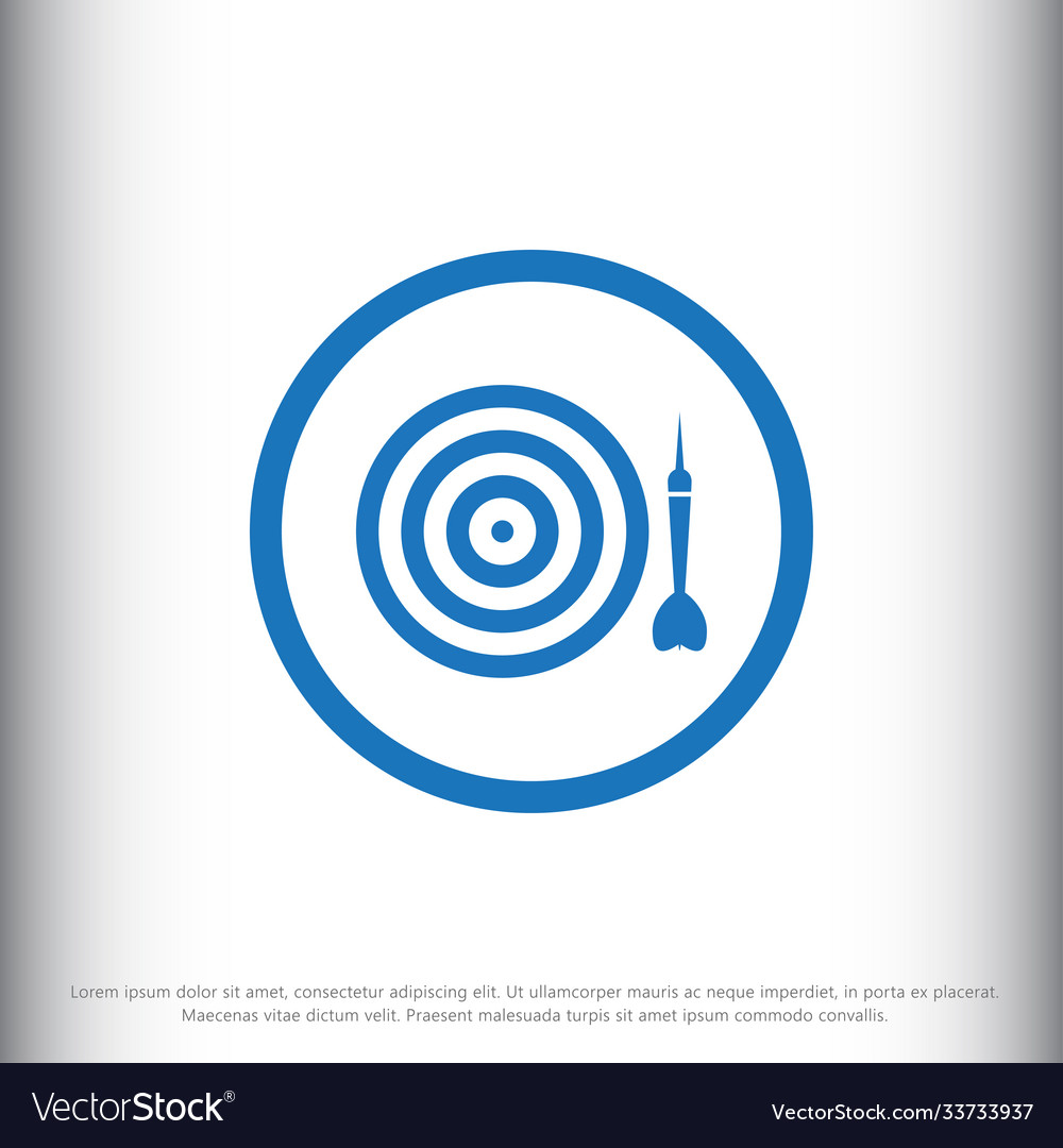 Dart icon Royalty Free Vector Image - VectorStock