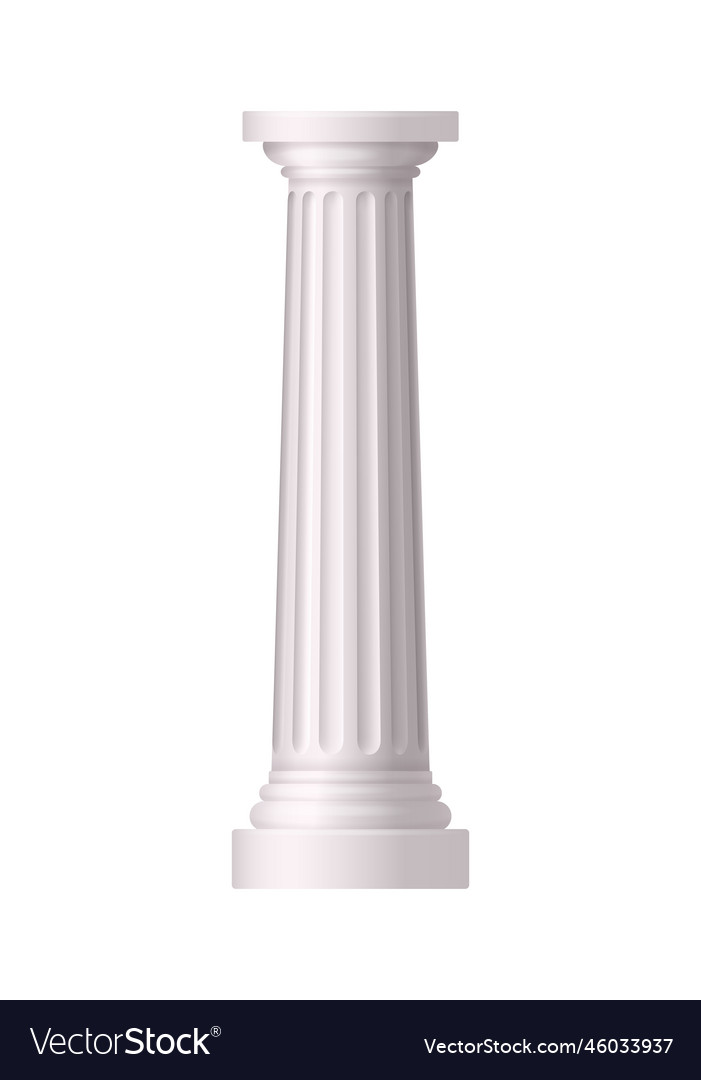 Roman antique column composition Royalty Free Vector Image
