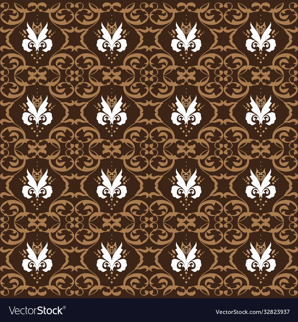 Unique pattern for indonesian batik clothes Vector Image
