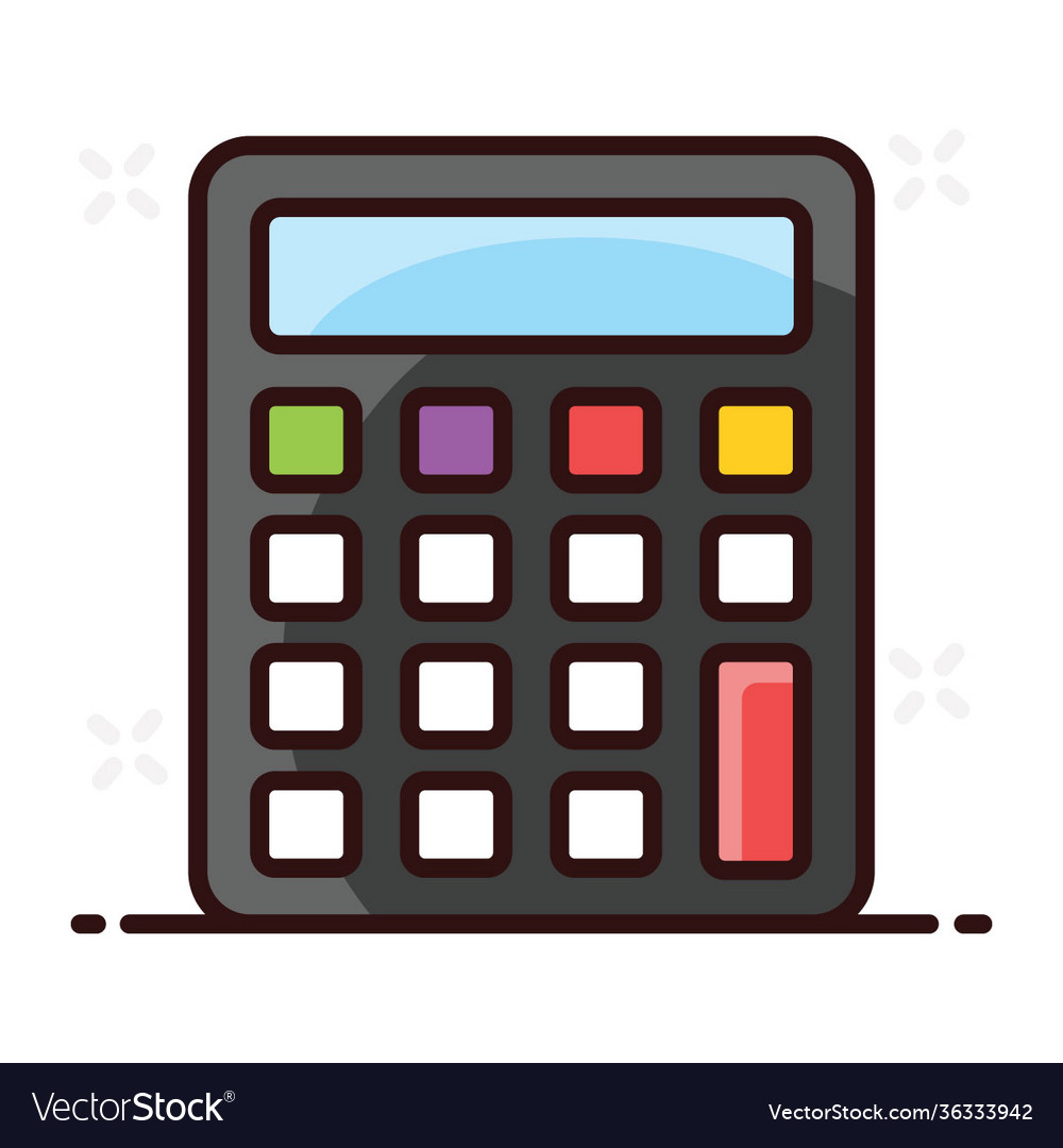 Calculator Royalty Free Vector Image - VectorStock