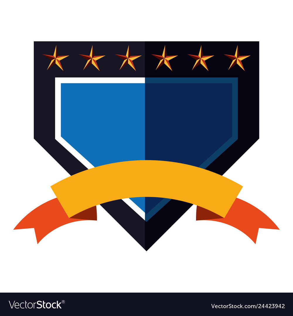 Emblem badge empty template Royalty Free Vector Image