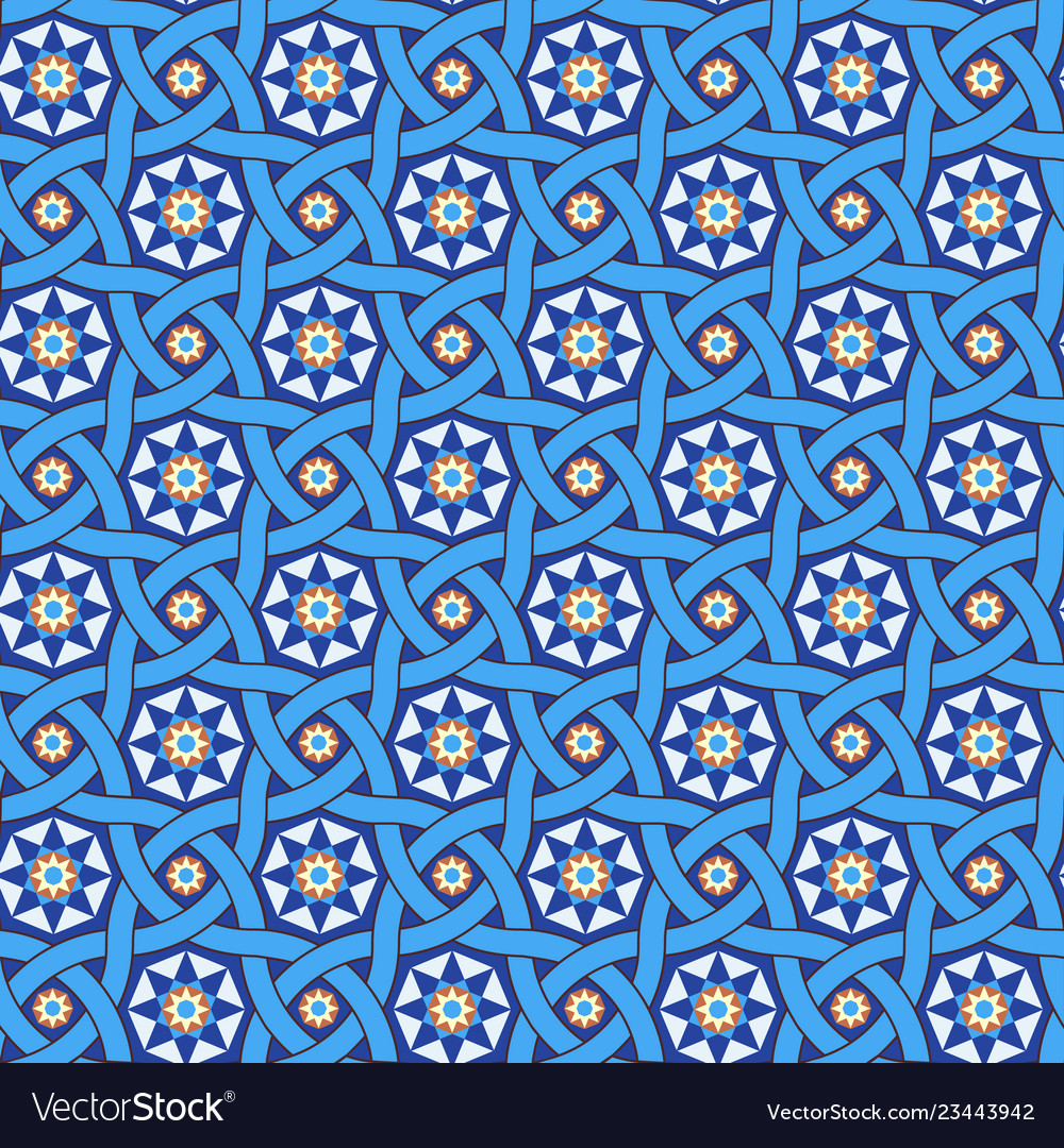 Stars tile pattern Royalty Free Vector Image - VectorStock