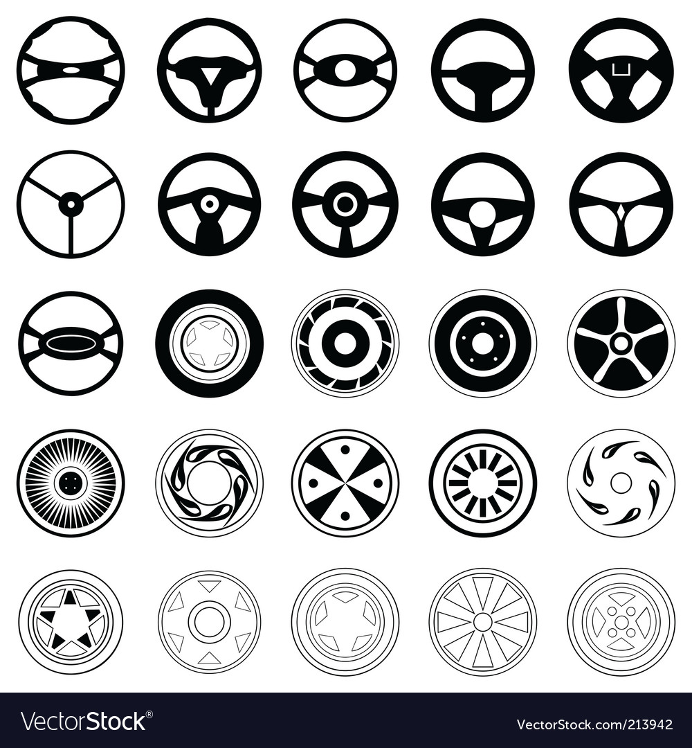 Wheel Royalty Free Vector Image - VectorStock