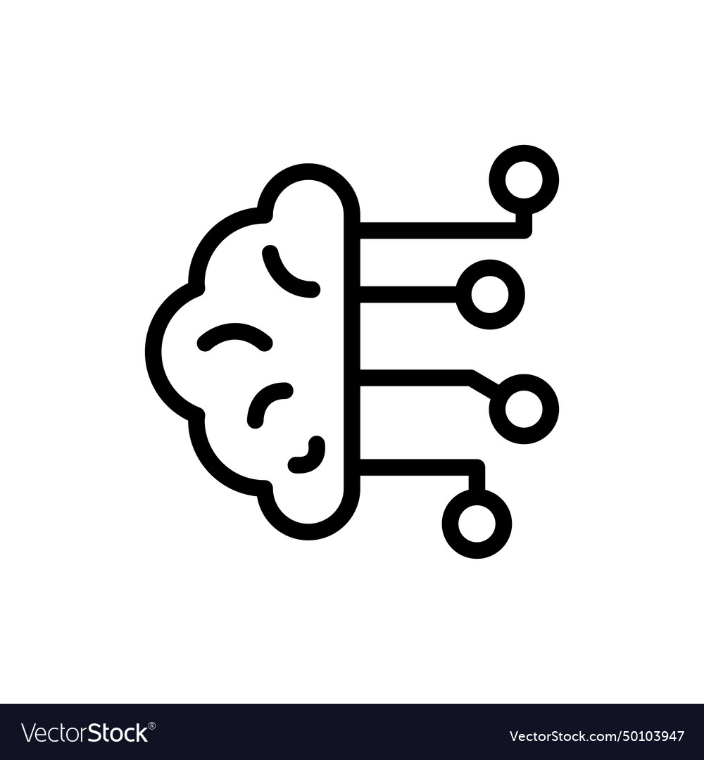 Artificial intelligence digitalization business Vector Image Artificial intelligence digitalization business Vector Image