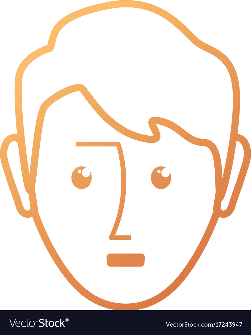 Face man Royalty Free Vector Image - VectorStock