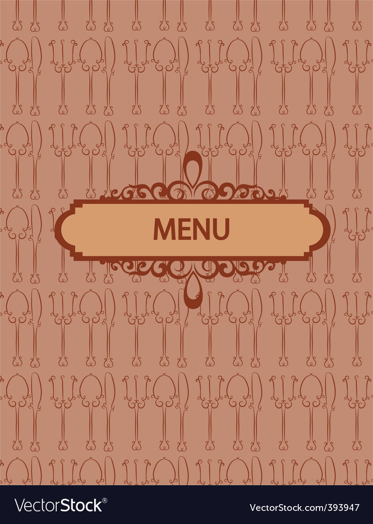 Restaurant menu Royalty Free Vector Image - VectorStock