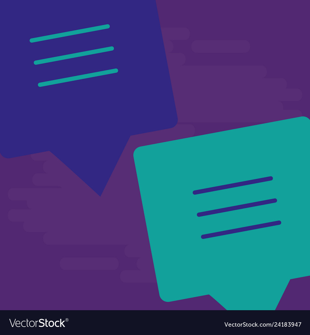 Speech bubble message icon Royalty Free Vector Image