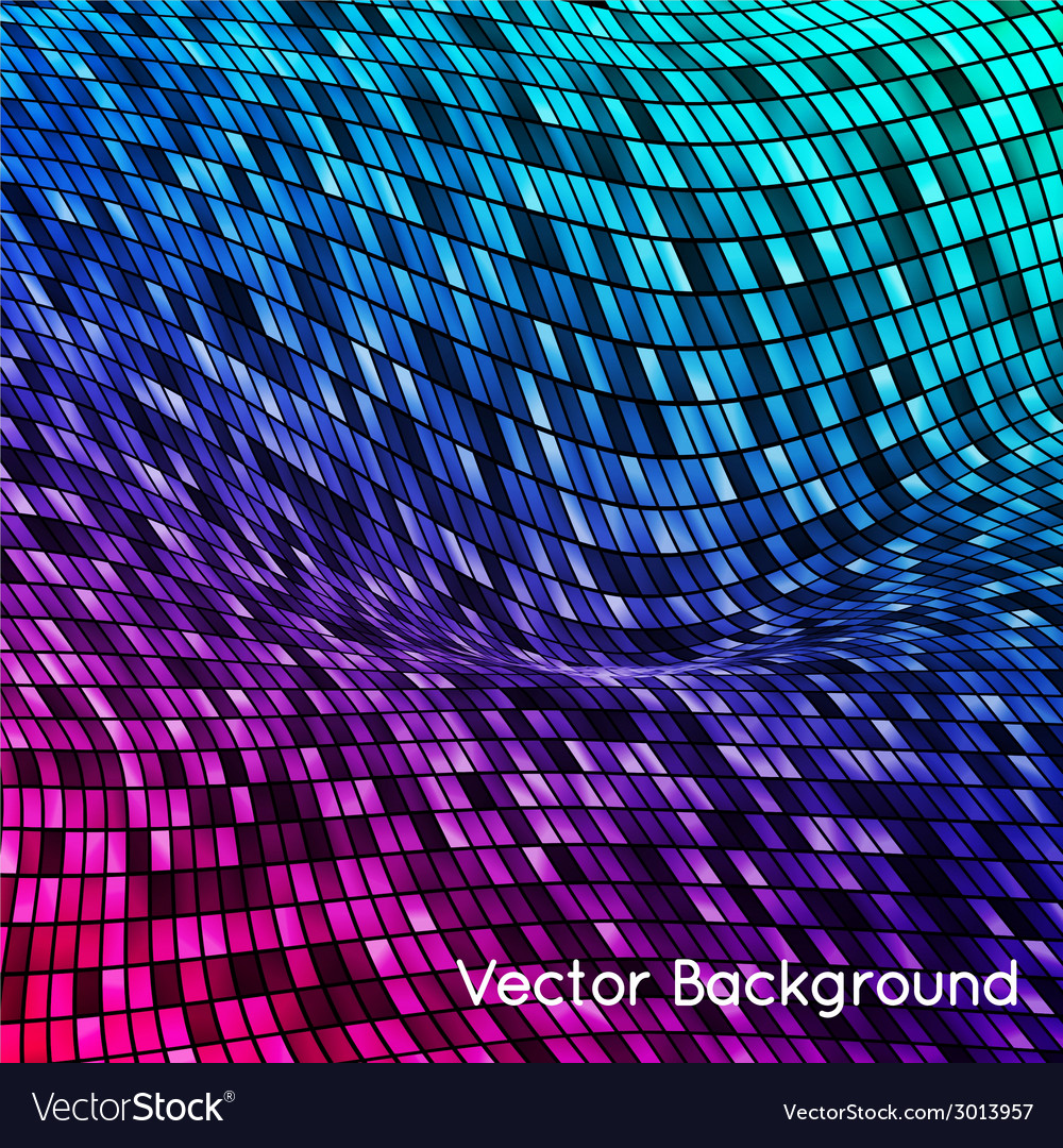 Abstract grid rainbow background Royalty Free Vector Image