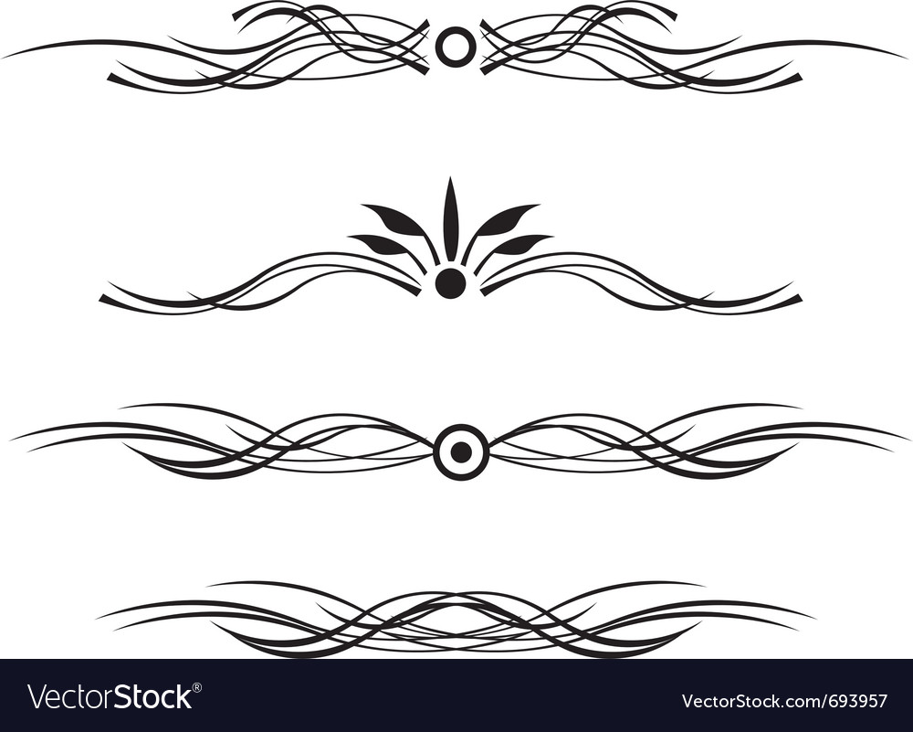 Dividing Line Royalty Free Vector Image VectorStock