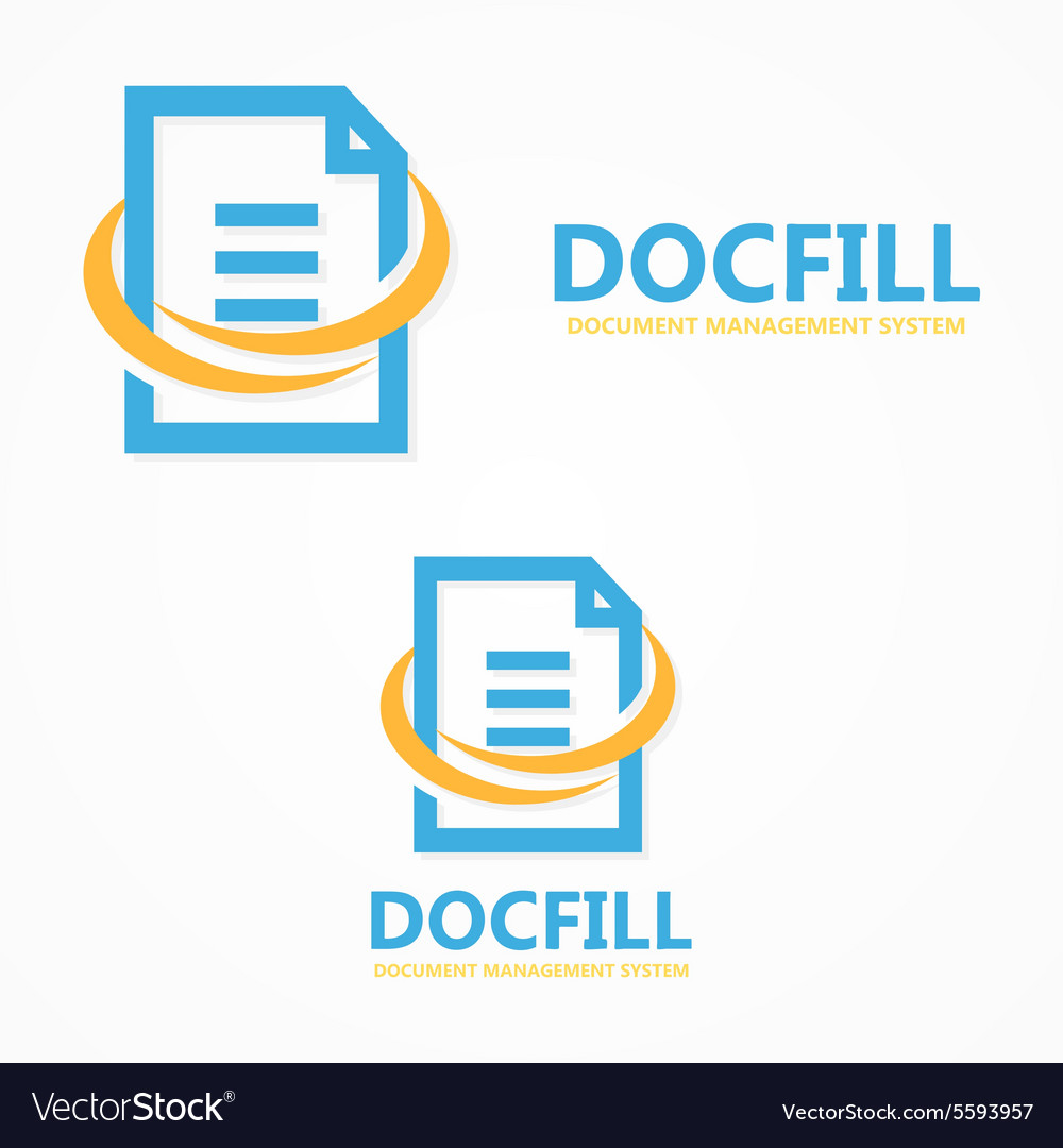 Document file logo Royalty Free Vector Image - VectorStock