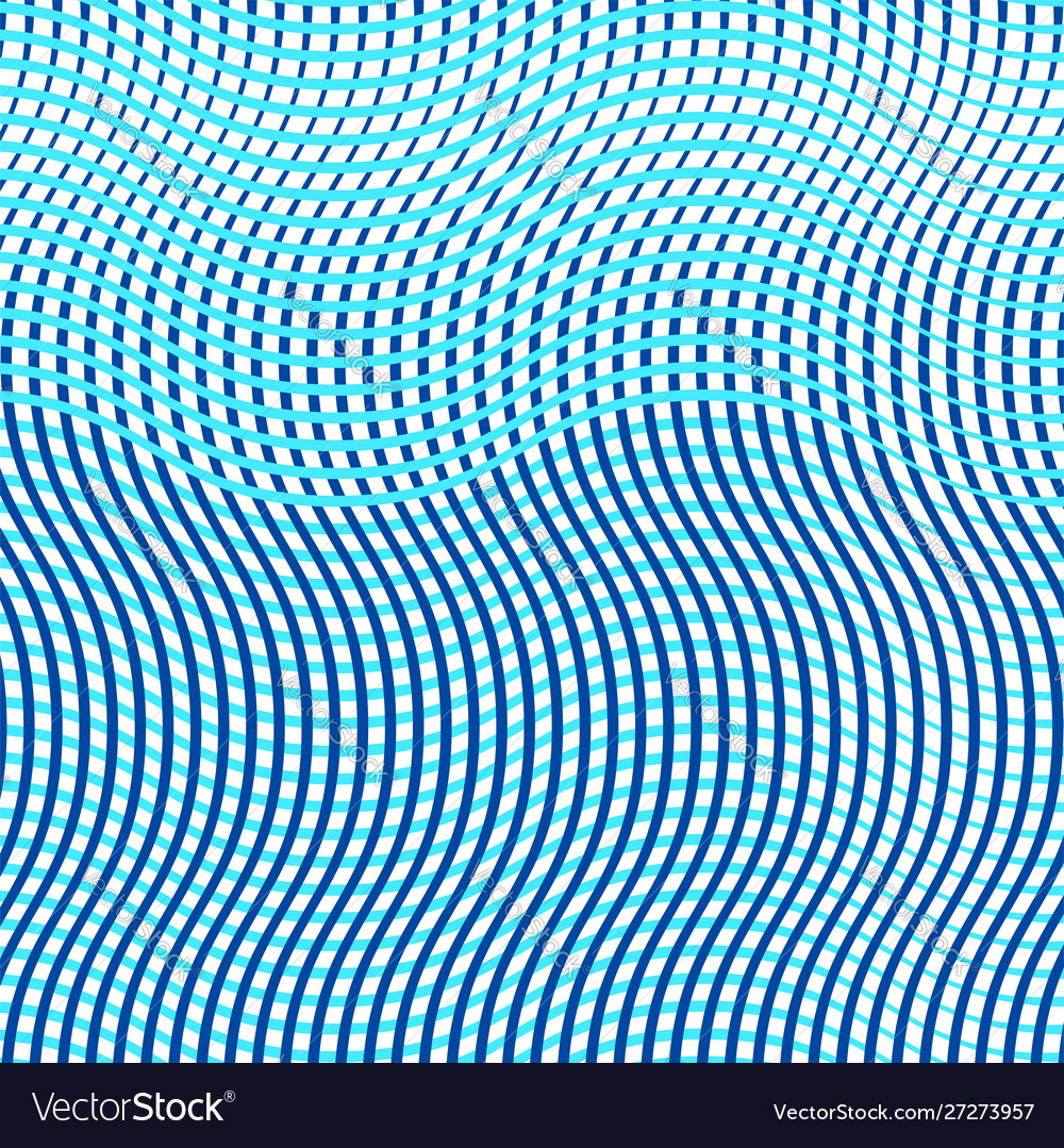 Intersected interweaved irregular blue lines Vector Image