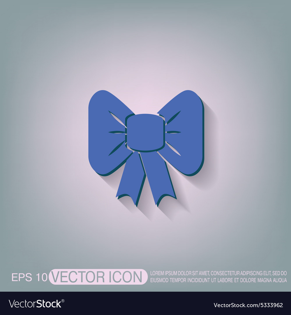 Bow icon Royalty Free Vector Image - VectorStock