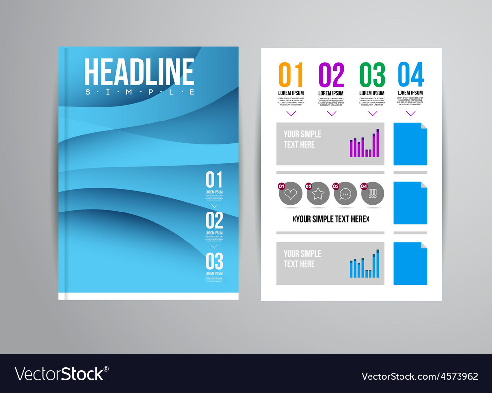 Flyer template Royalty Free Vector Image - VectorStock