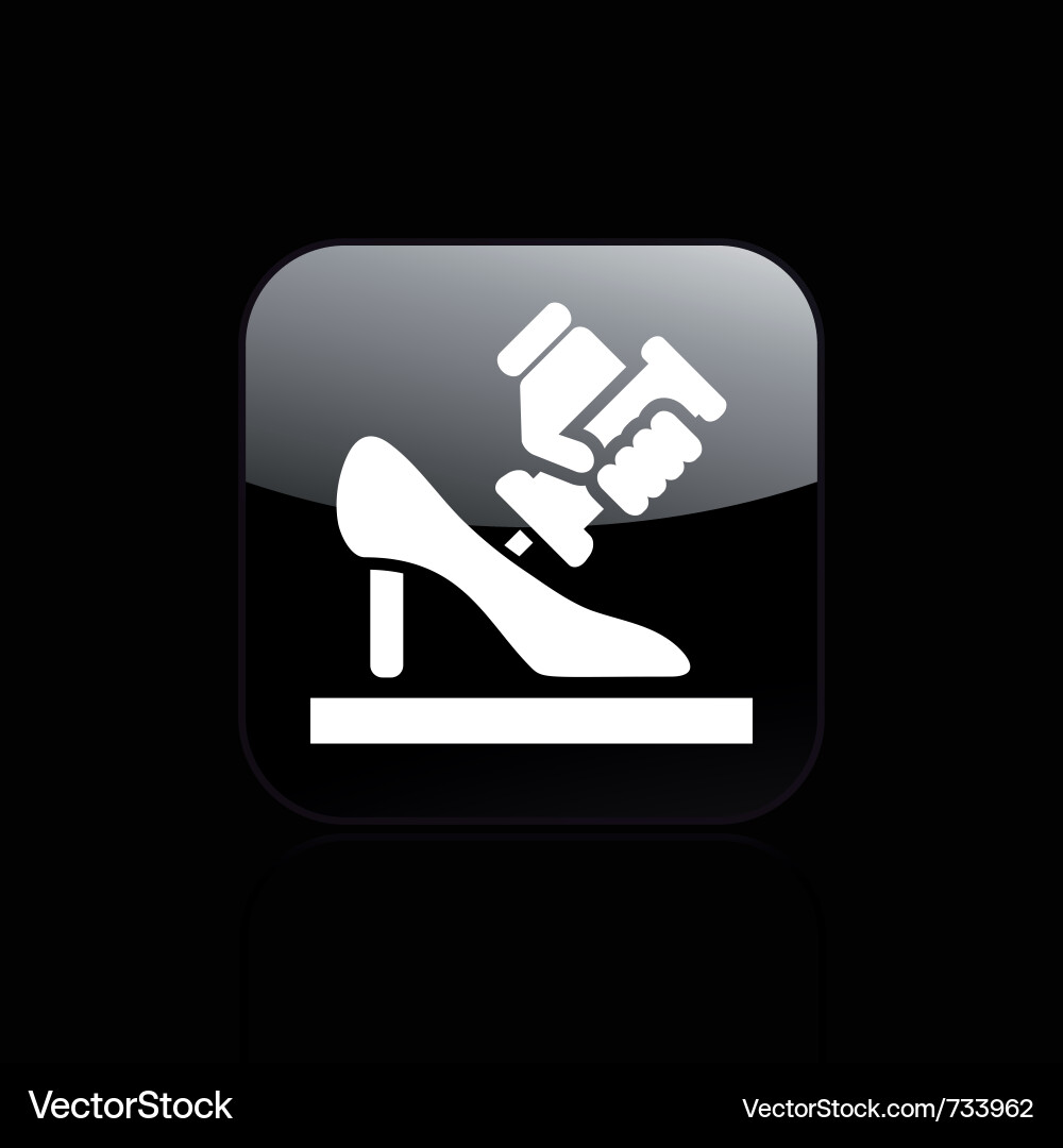 Shoe repair icon Royalty Free Vector Image - VectorStock