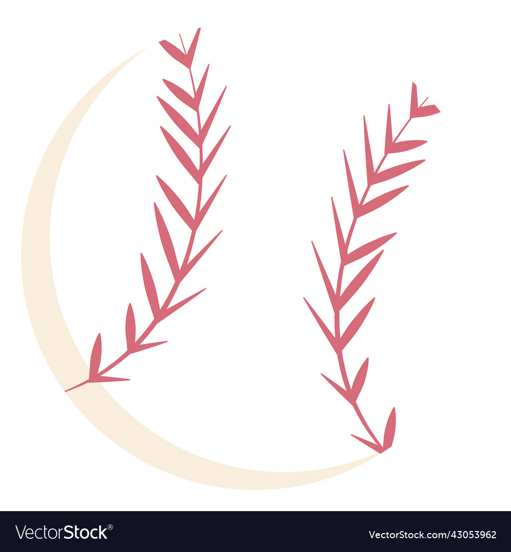 Small baseball ball flat Royalty Free Vector Image