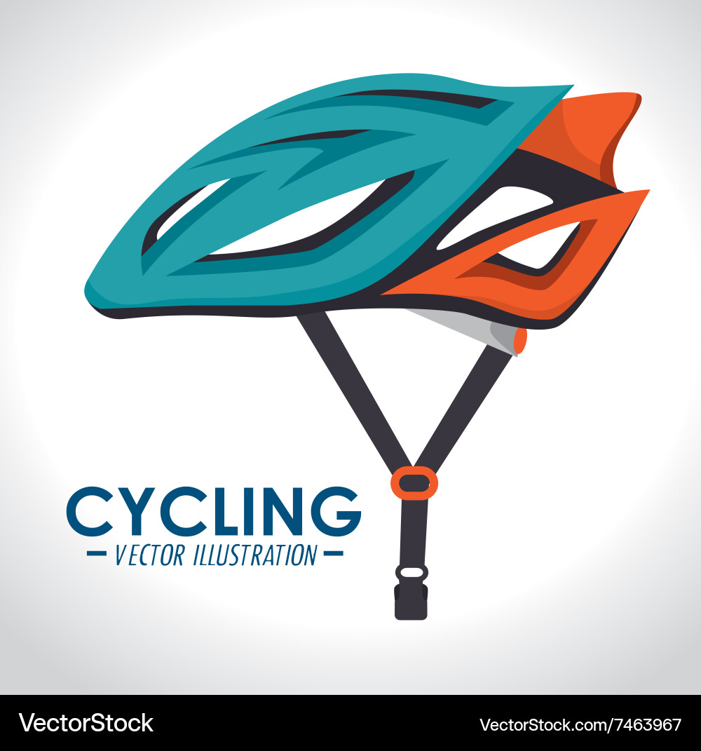 Bike and cyclism graphic design Royalty Free Vector Image