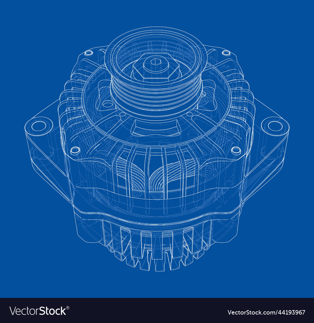 Car generator Royalty Free Vector Image - VectorStock