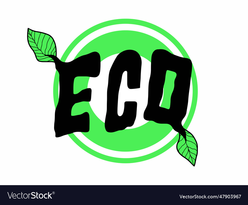 Eco Royalty Free Vector Image - VectorStock