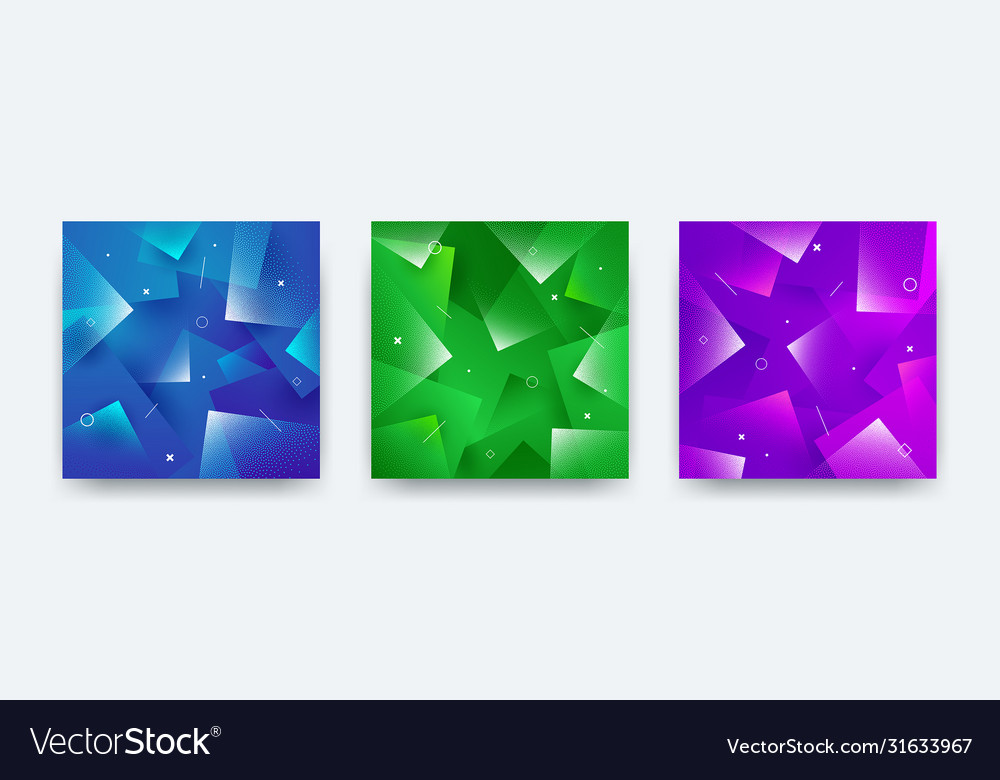 Set abstract background Royalty Free Vector Image