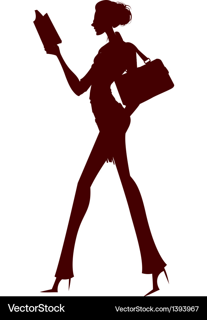 Shadows of women Royalty Free Vector Image - VectorStock