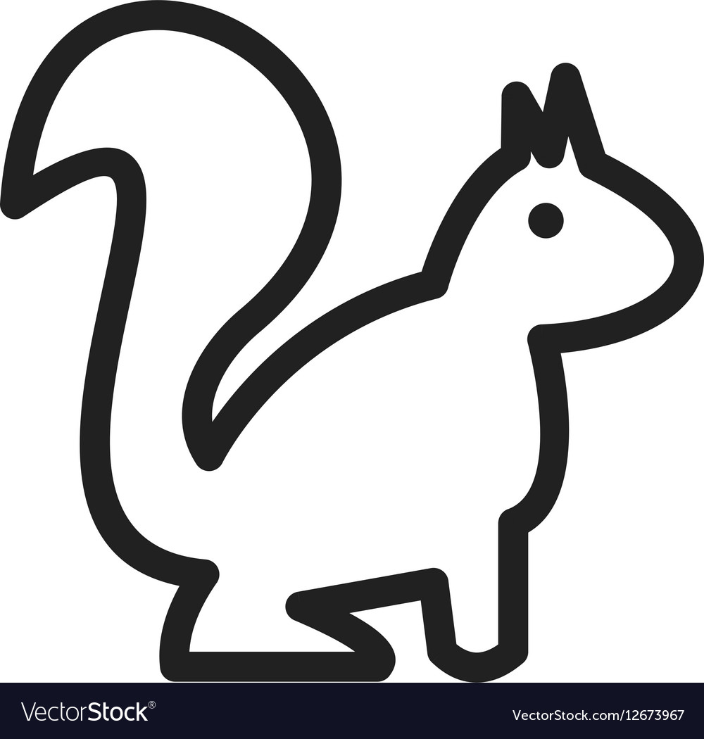 Squirrel Royalty Free Vector Image - VectorStock