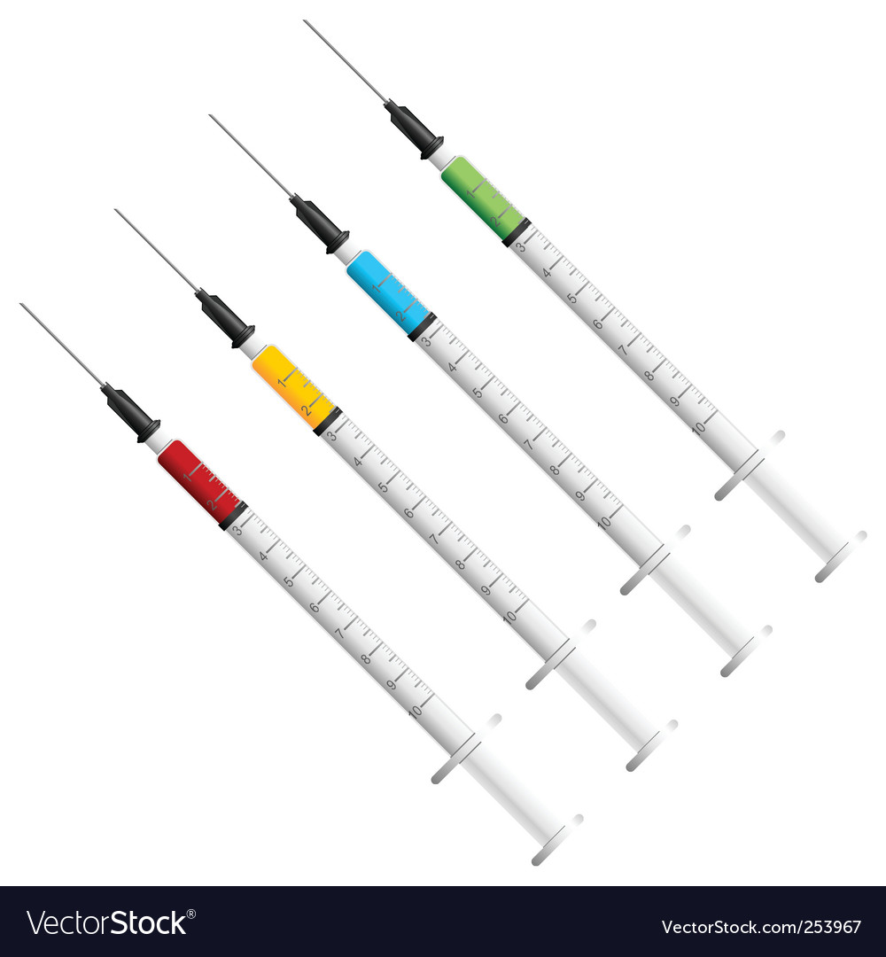 Syringes Royalty Free Vector Image - VectorStock